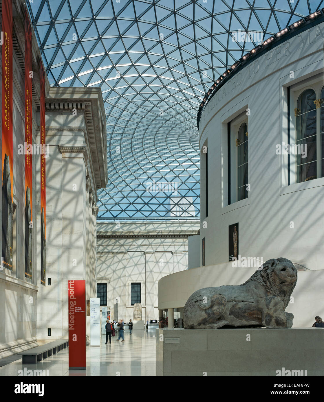 British Museum Great Court, London, United Kingdom, Foster and Partners ...