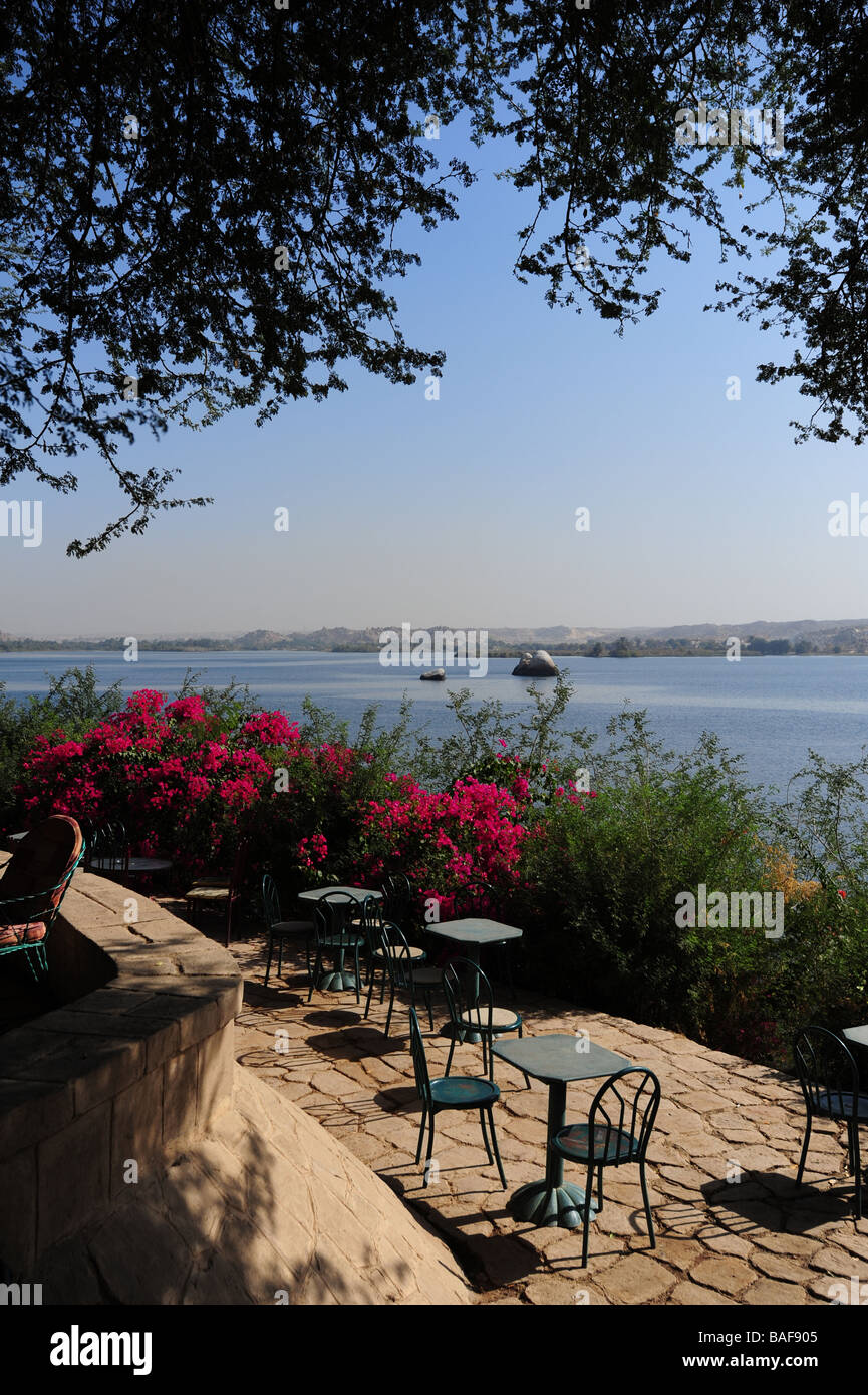 Africa Egypt Philae Temple near Aswan Temple of Isis an open air cafe ...
