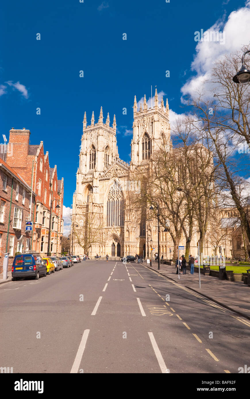 A view of the york minster cathedral in York,Yorkshire,Uk Stock Photo ...
