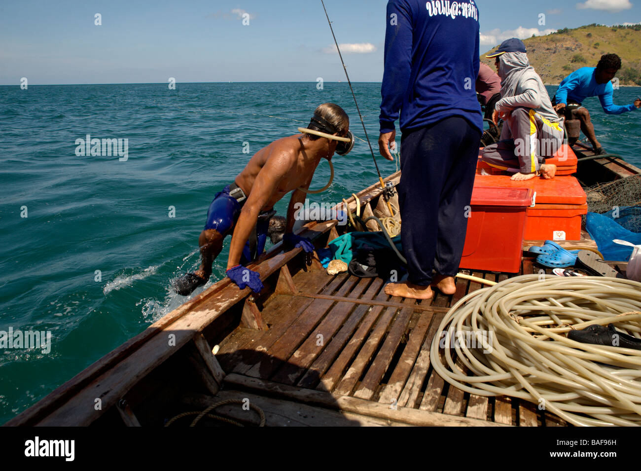 Sea Gypsy Fishermen Stock Photo - Alamy