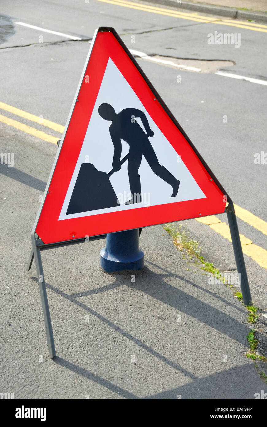 Road Work Sign High Resolution Stock Photography and Images - Alamy