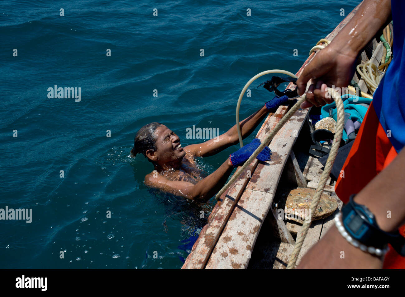 Sea Gypsy Fishermen Stock Photo - Alamy