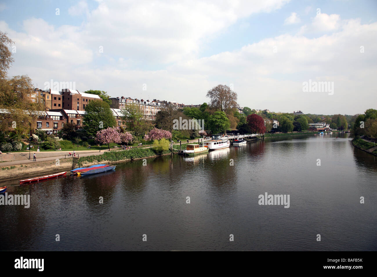 River Thames at Richmond Surrey Stock Photo - Alamy
