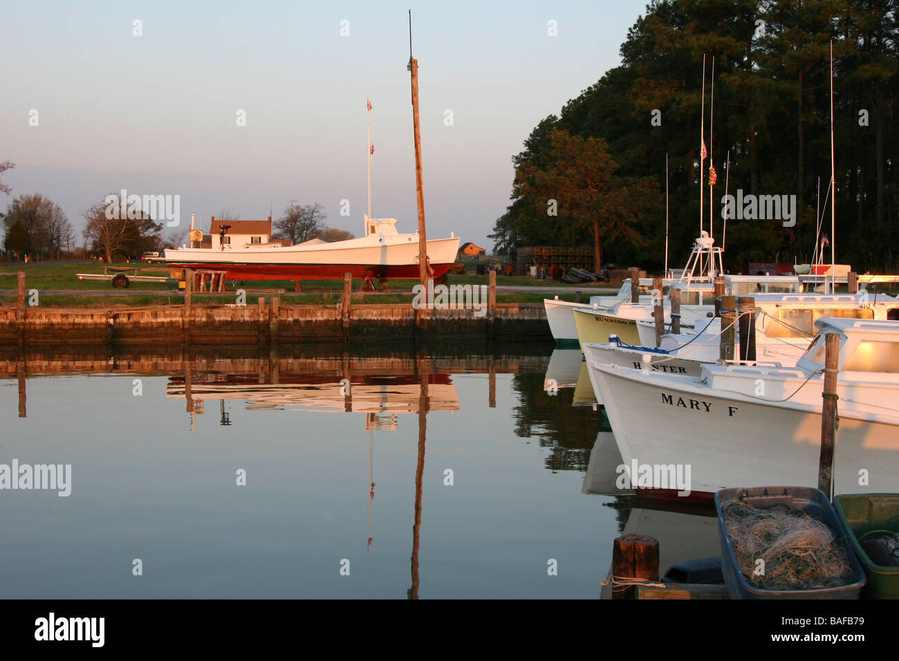 Chesapeake Bay Workboats Stock Photo - Alamy