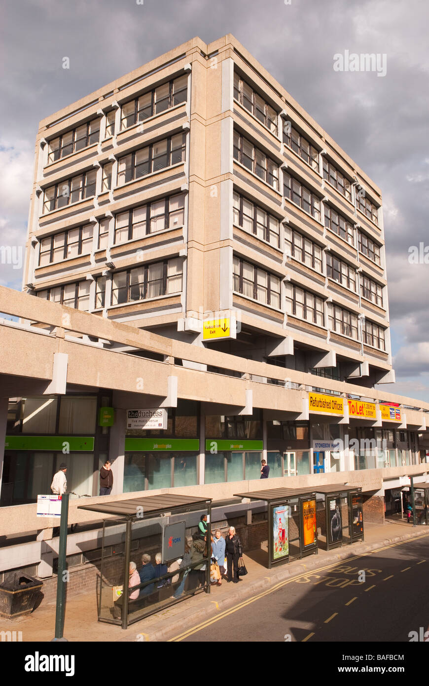 The ugly Stonebow House building in York,Yorkshire,Uk Stock Photo - Alamy