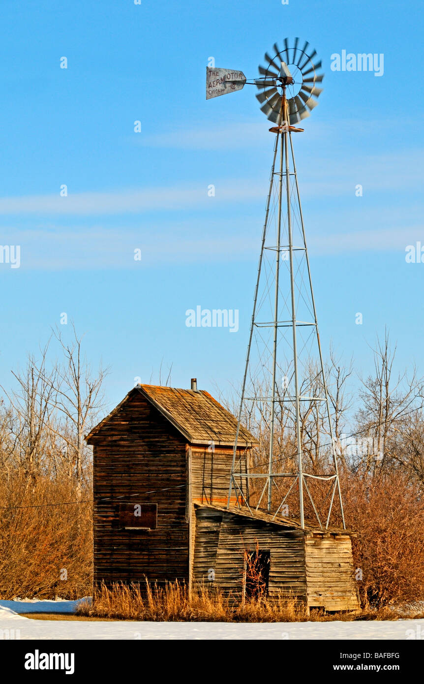 Old Windmill 09236 Stock Photo - Alamy