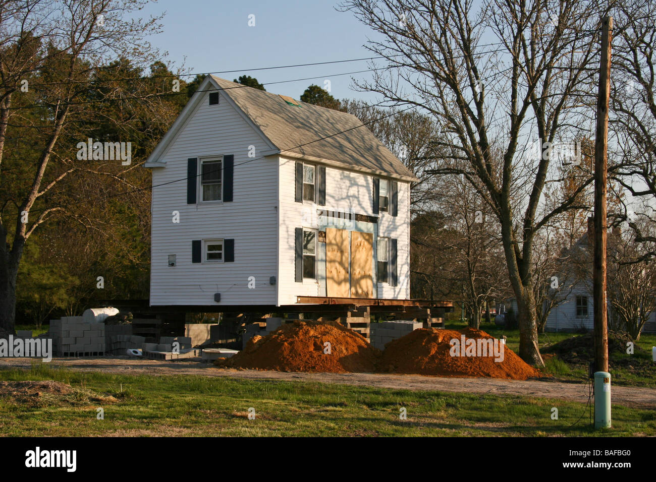 Moving the House Stock Photo - Alamy