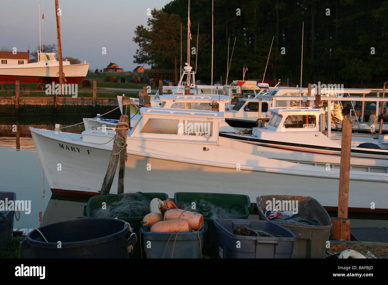 Chesapeake Bay Workboats Stock Photo - Alamy