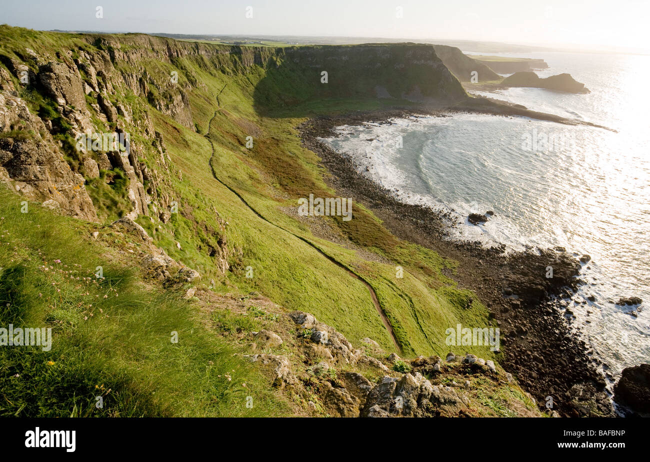 Cliff Path Western View. A view along the cliff path toward the ...