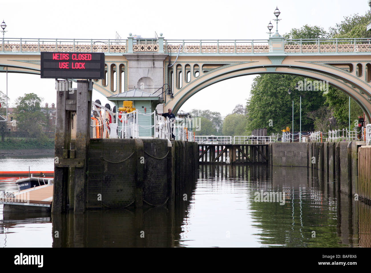 Richmond lock hi-res stock photography and images - Alamy