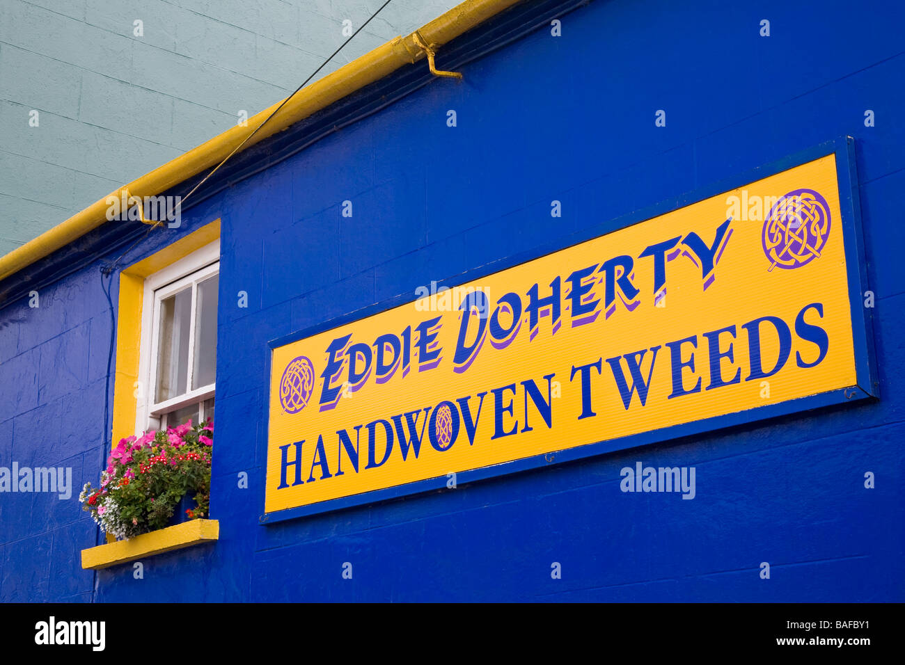Handwoven Tweed Store Ardara Town County Donegal Ireland Stock Photo ...