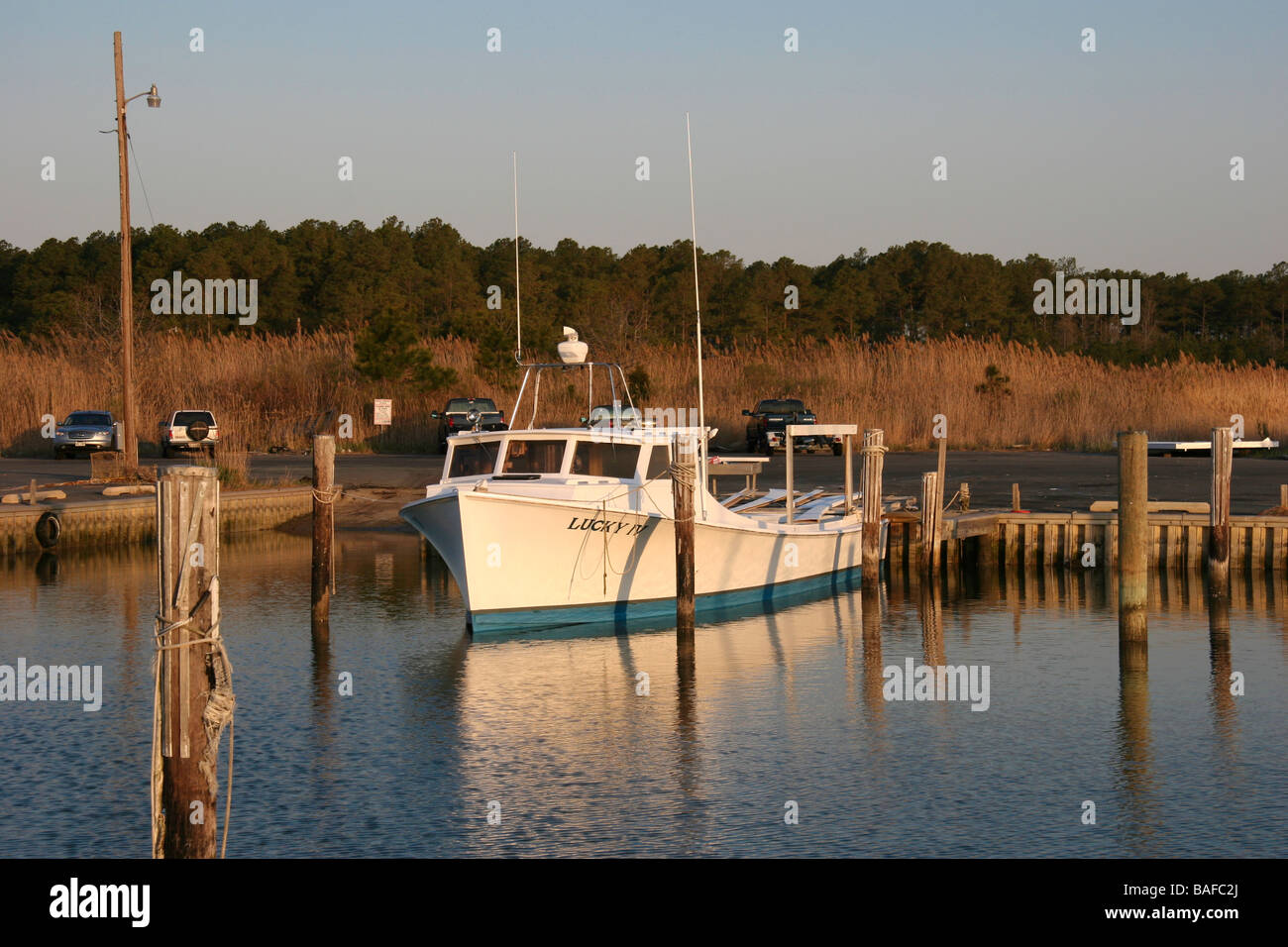 Chesapeake Bay Workboat Stock Photo - Alamy