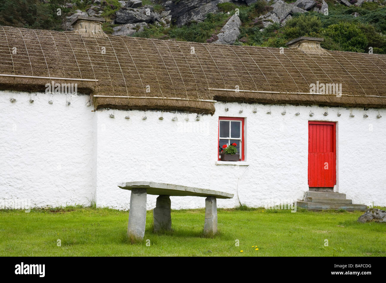 Folk Museum Glencolmcille Village County Donegal Ireland Stock Photo ...