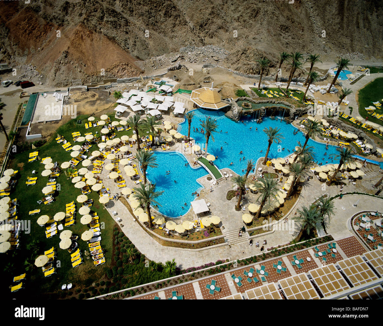 Israel Eilat Pool scene Stock Photo - Alamy