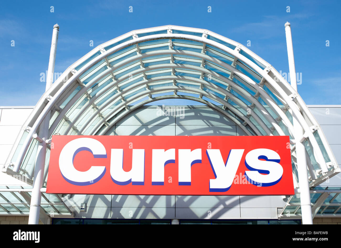 Currys logo arch Stock Photo - Alamy