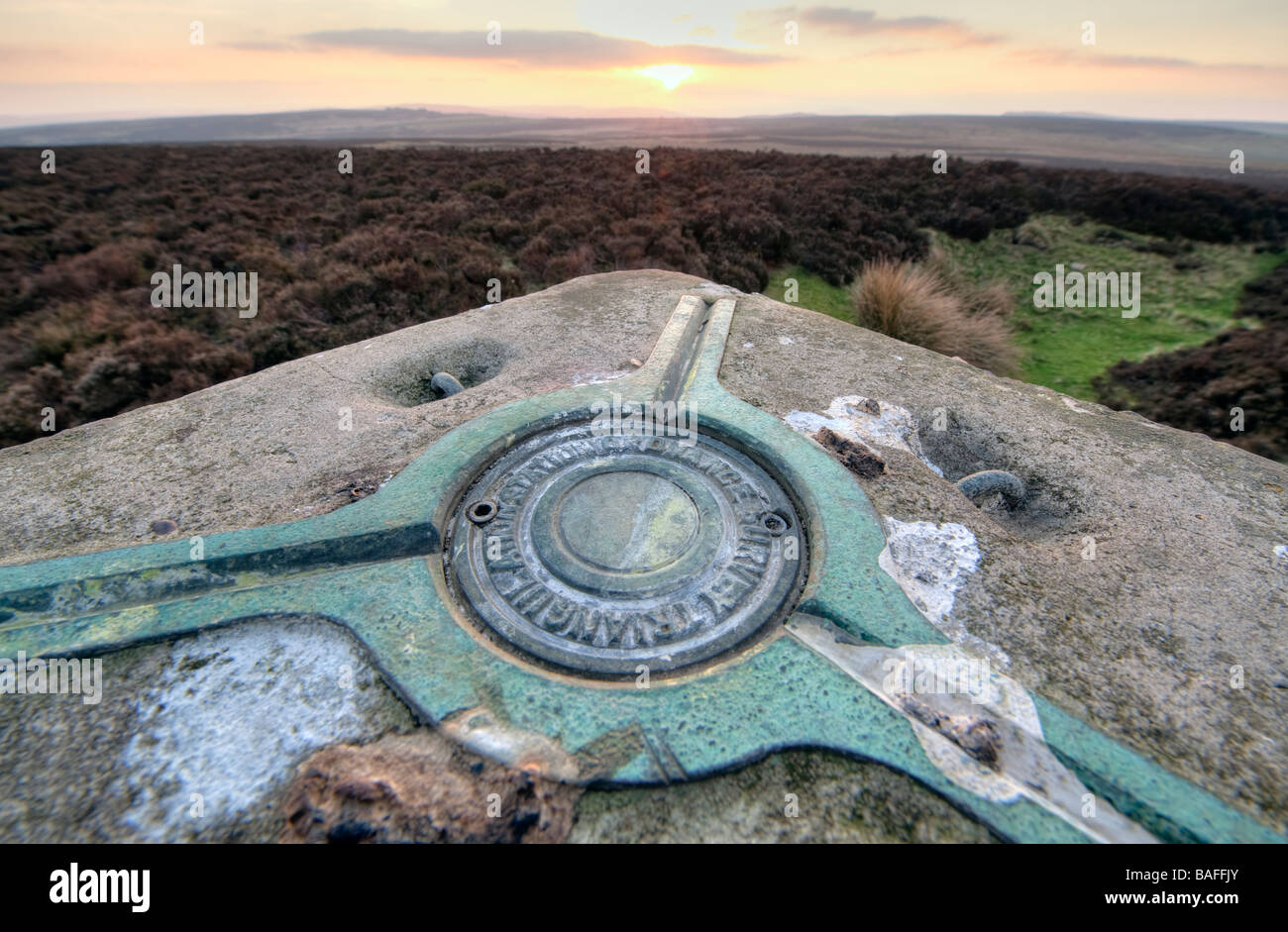 Trig point plate hi-res stock photography and images - Alamy