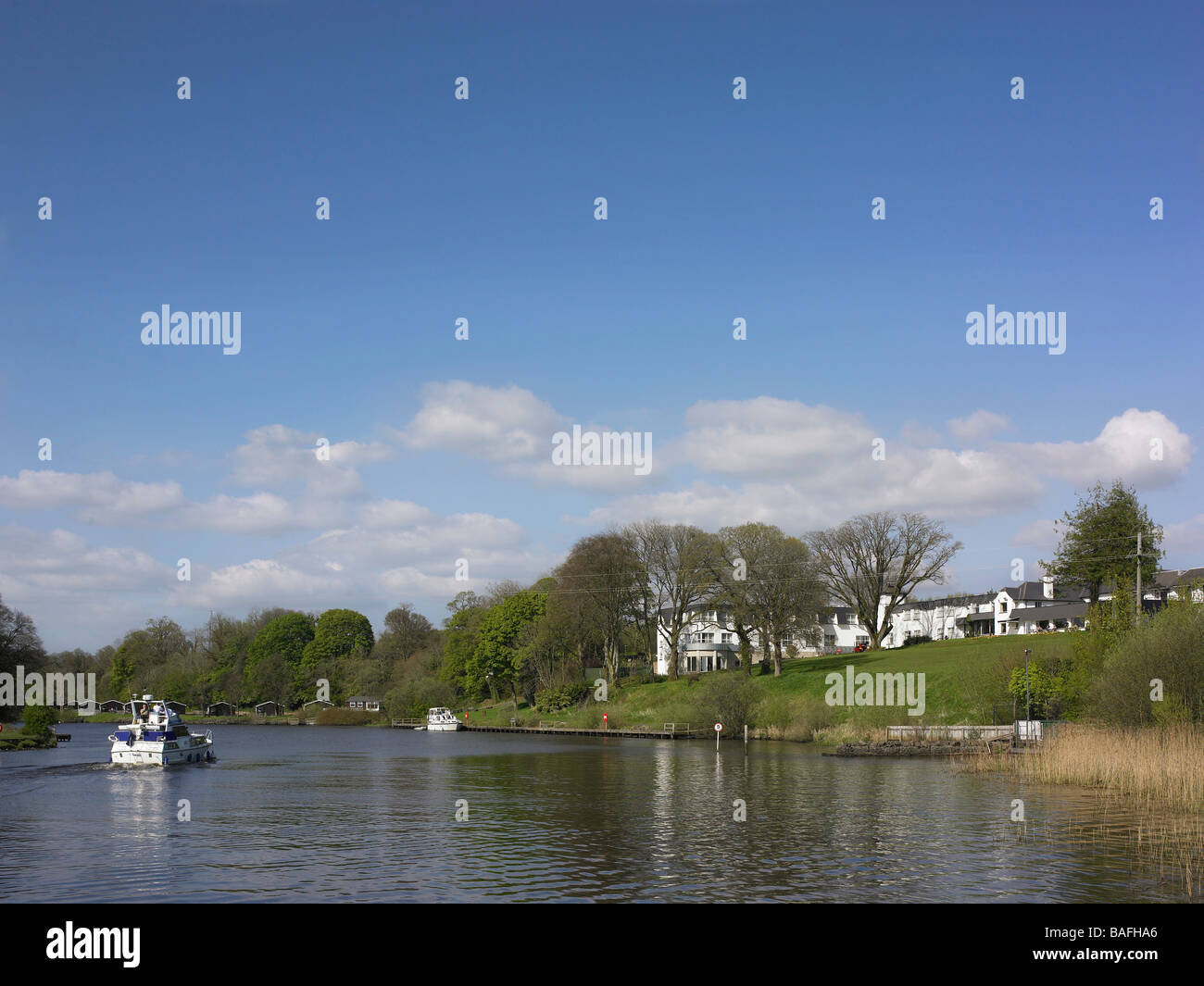 The Killyhevlin Hotel and chalets, situated on the shores of Lough Erne ...
