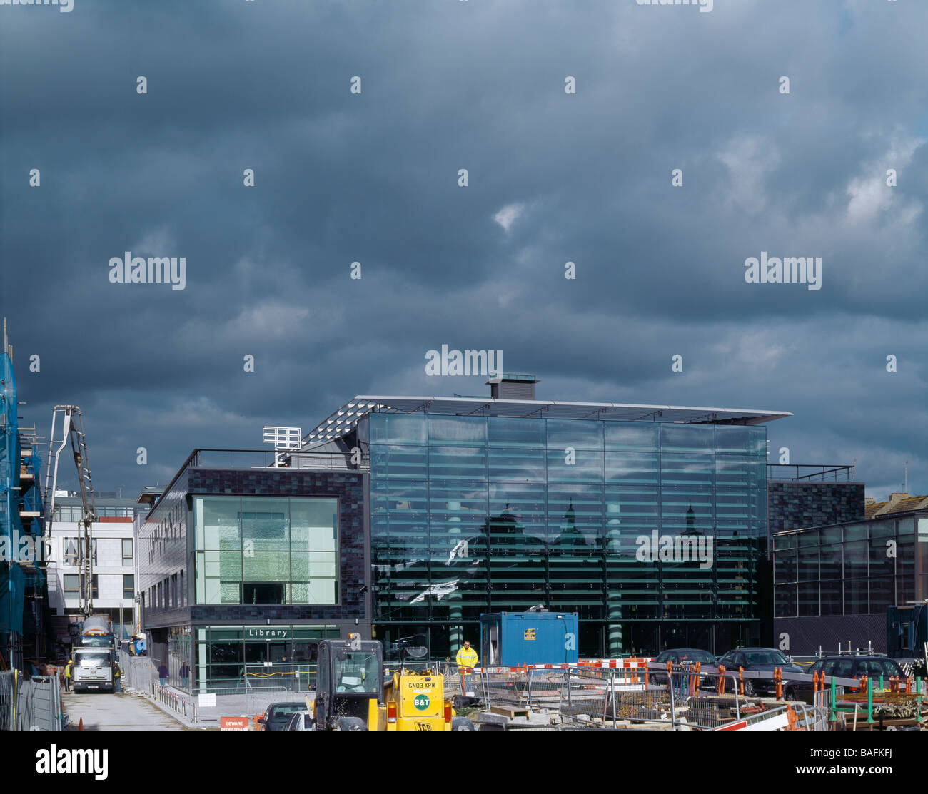 JUBILEE LIBRARY OVERALL VIEW OF EXTERIOR Stock Photo - Alamy