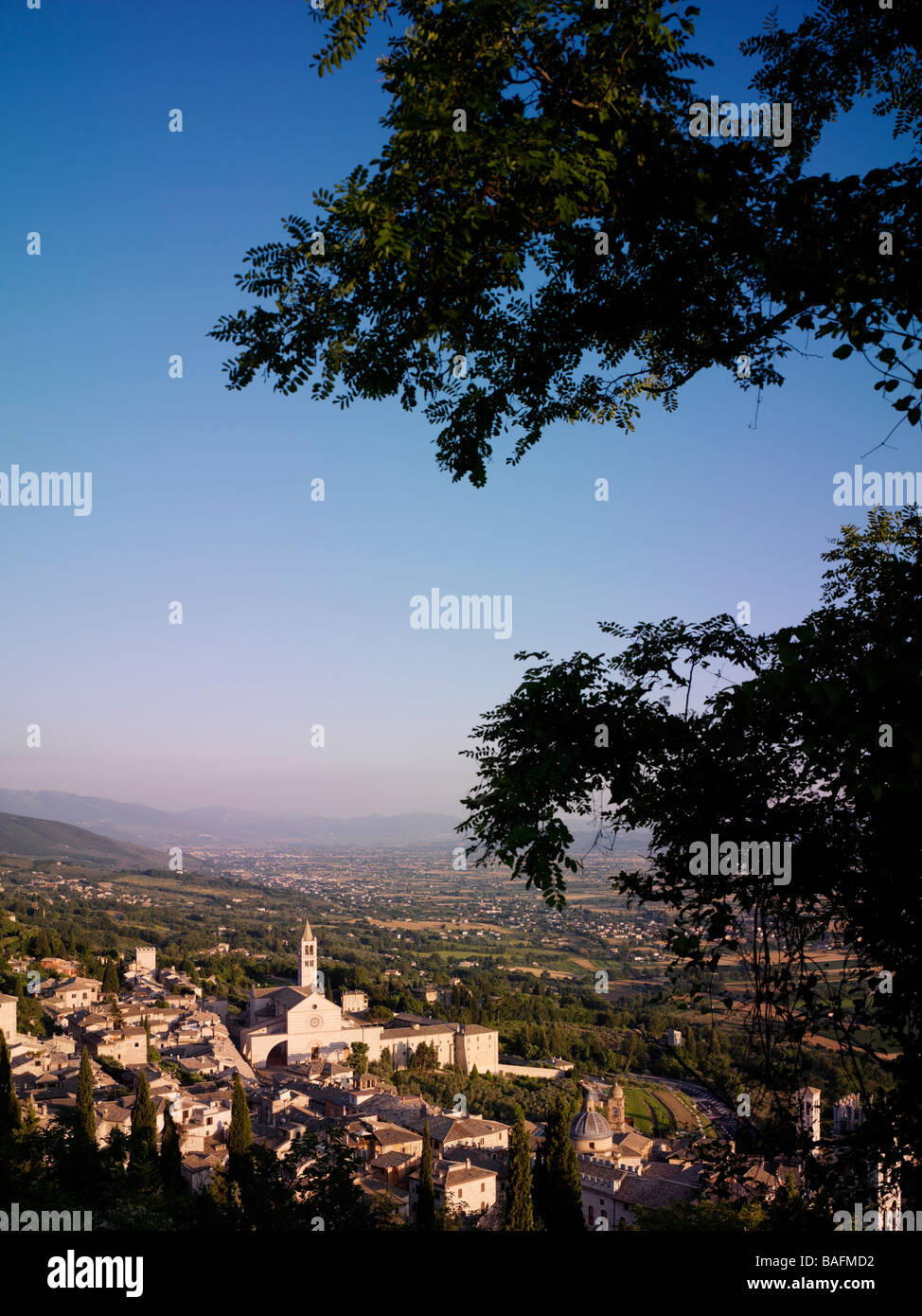 A view of the city of Assisi in Italy Stock Photo - Alamy