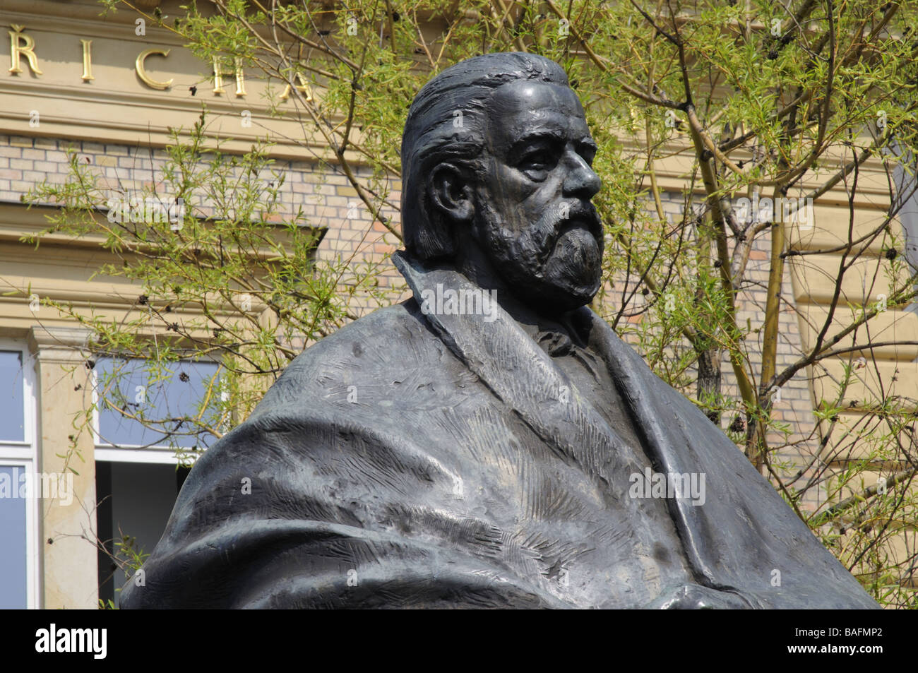 The Statue of Czech Composer Bedrich Smetana by his beloved River ...