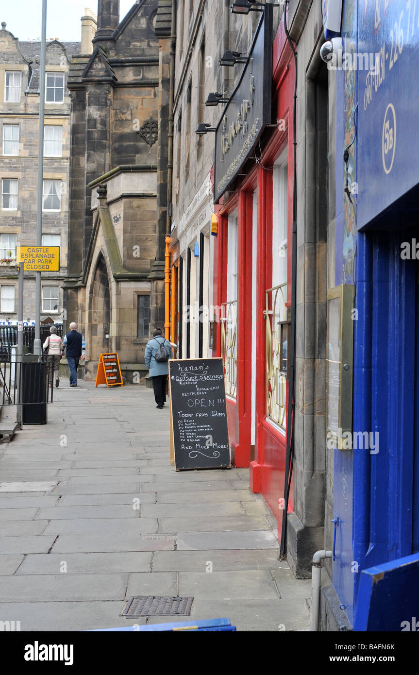 Johnston Terrace Edinburgh Stock Photo - Alamy