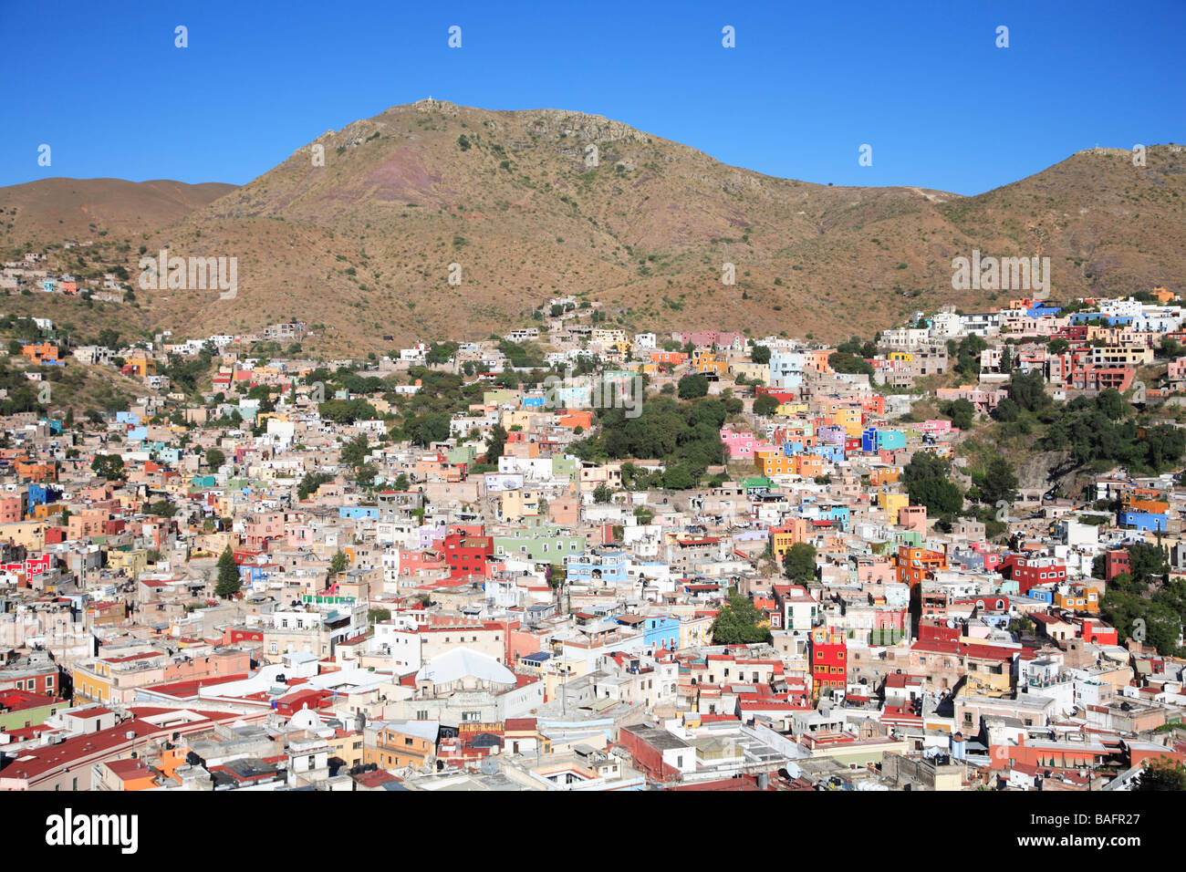 Overview of the city of Guanajuato in Mexico Stock Photo - Alamy
