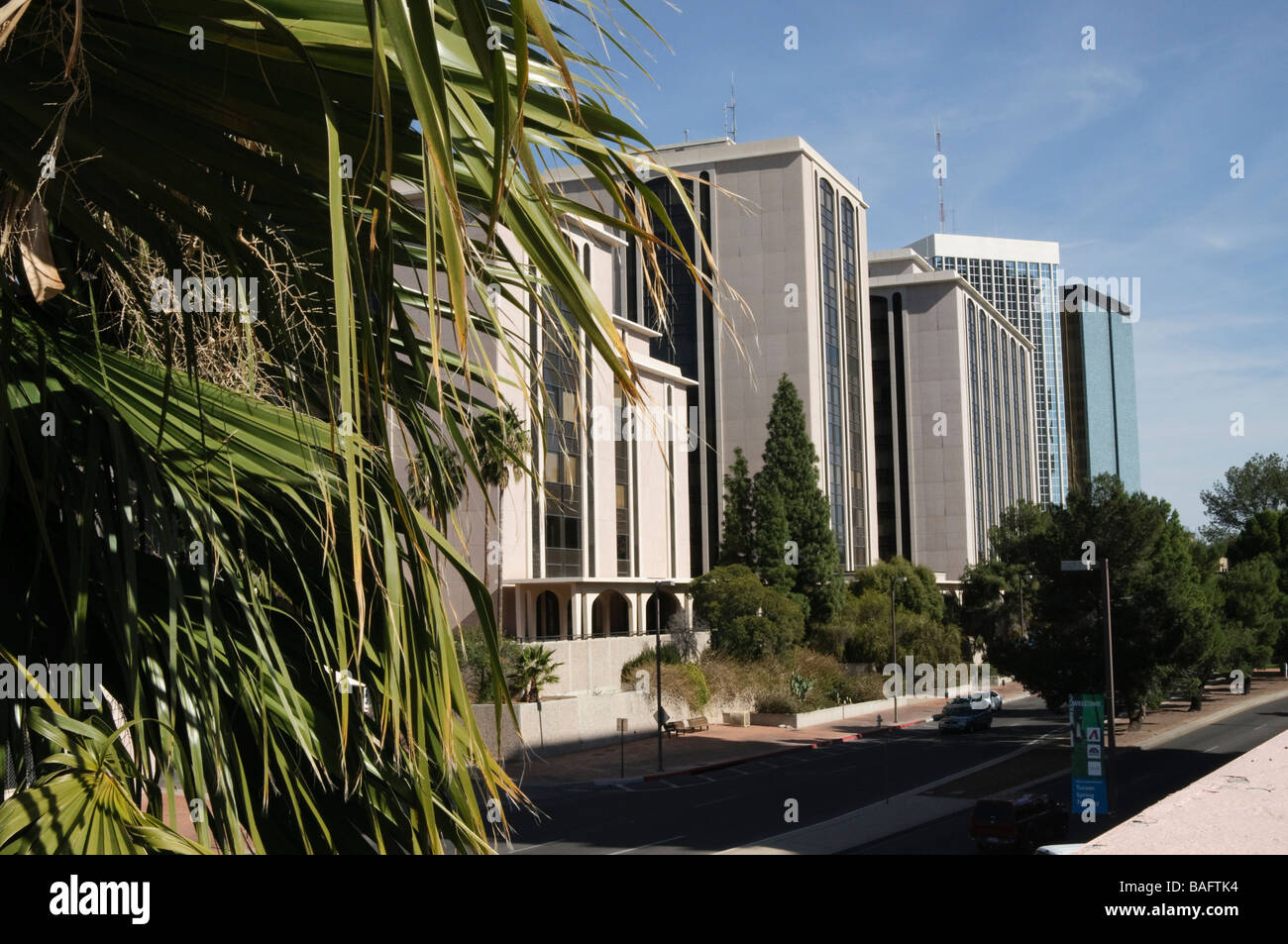 Pima County government buildings on Congress Street in downtown Tucson ...