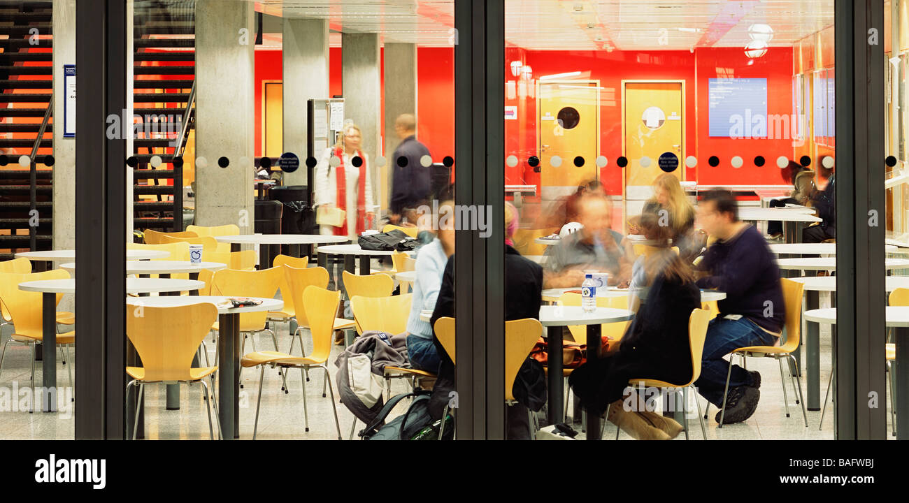 bms building cafe from entrance Stock Photo - Alamy