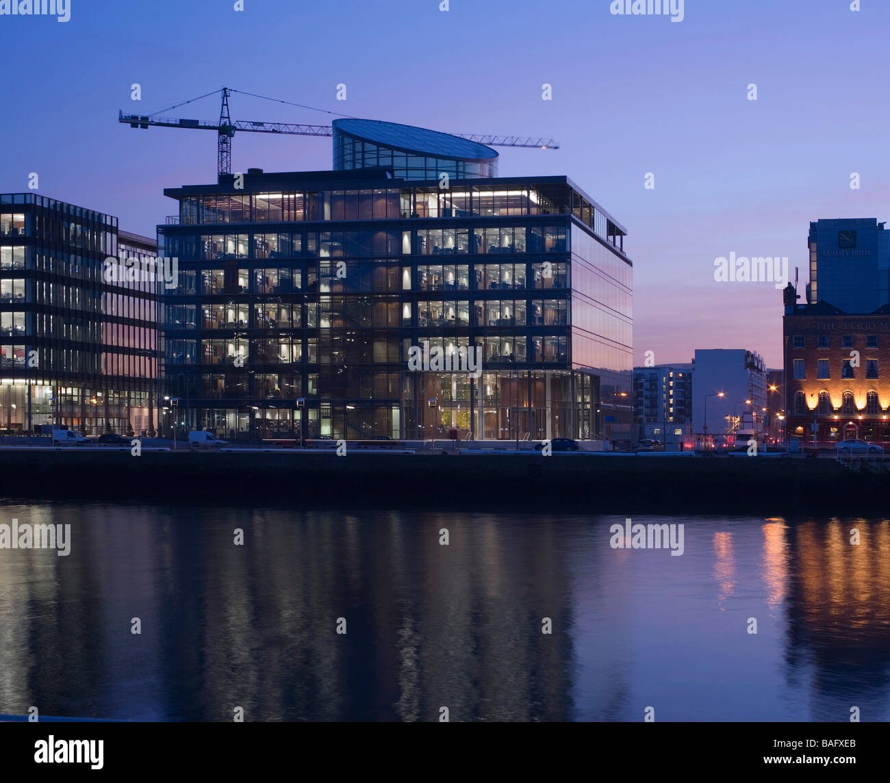 RIVERSIDE ONE OFFICES, SCOTT TALLON WALKER, DUBLIN, IRELAND Stock Photo ...