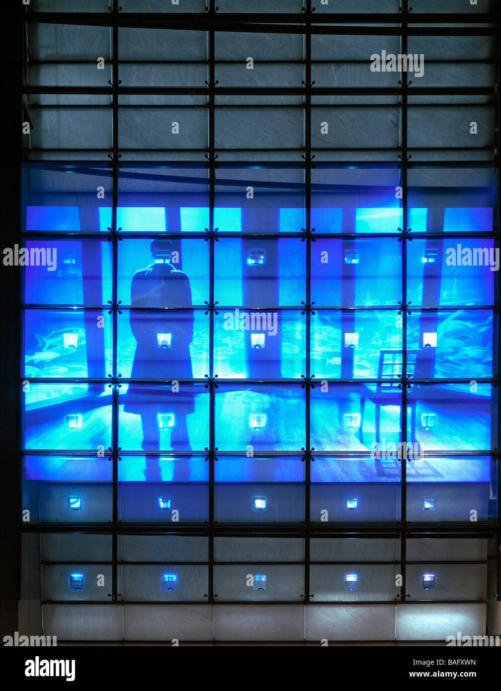 caixa galicia foundation art gallery dusk exterior views— facade ...