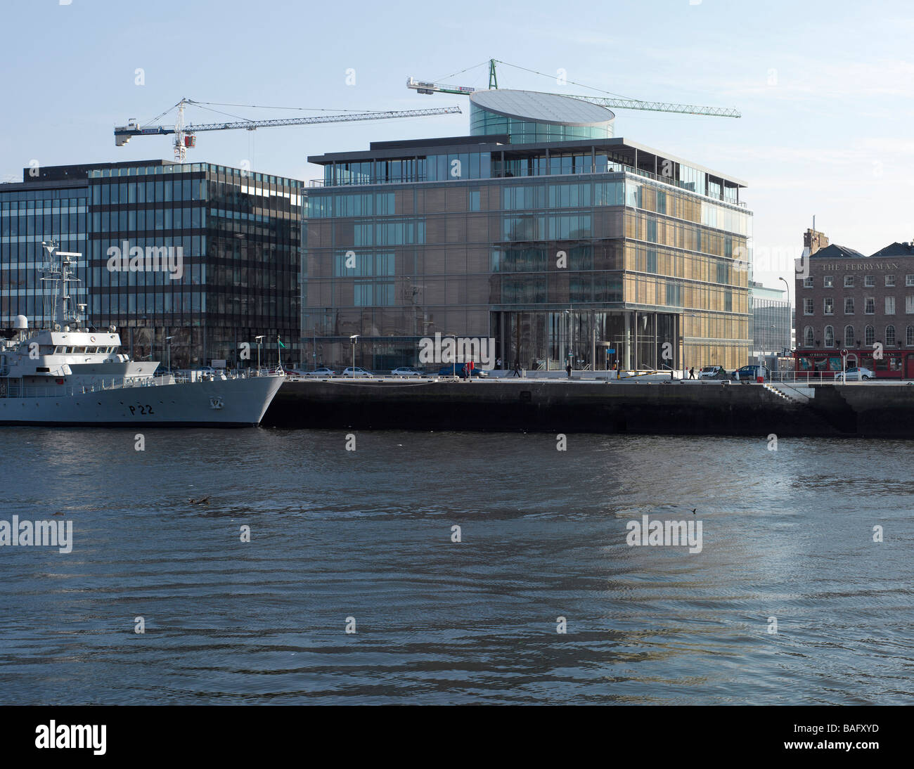 RIVERSIDE ONE OFFICES, SCOTT TALLON WALKER, DUBLIN, IRELAND Stock Photo ...