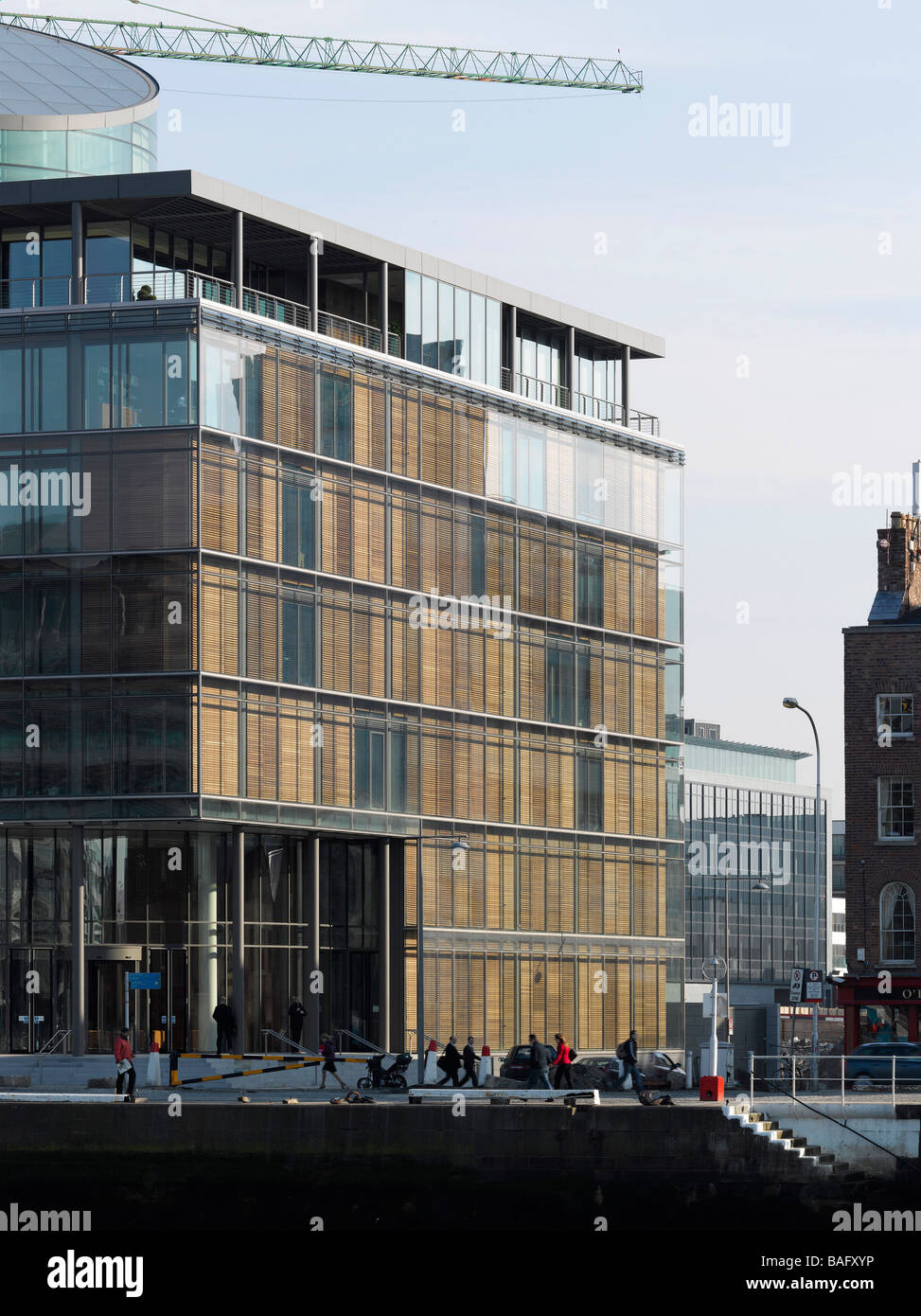 RIVERSIDE ONE OFFICES, SCOTT TALLON WALKER, DUBLIN, IRELAND Stock Photo ...