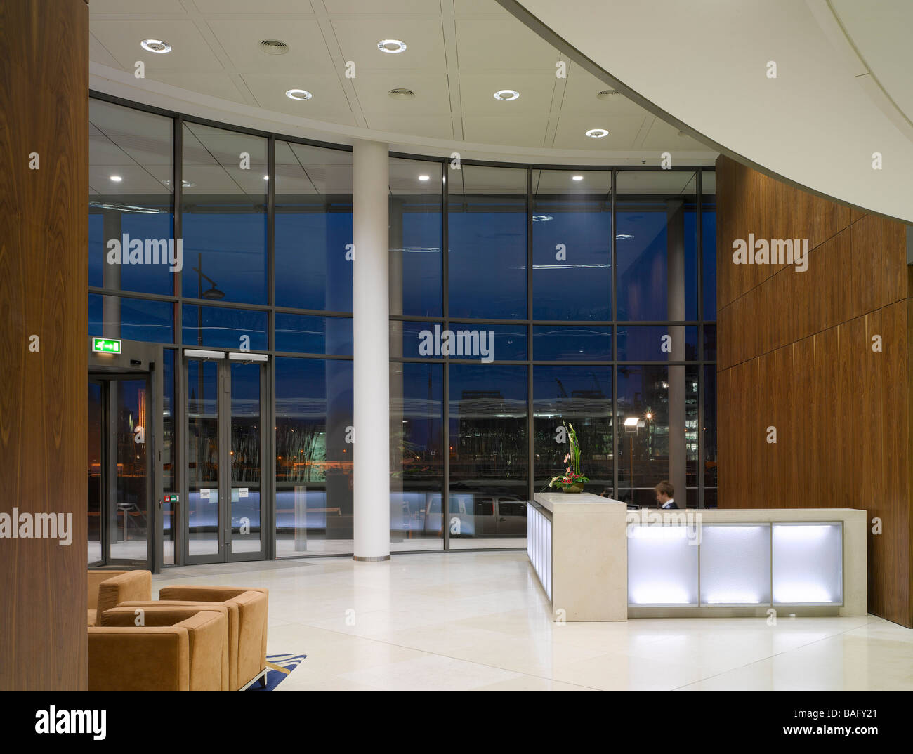 RIVERSIDE ONE OFFICES, SCOTT TALLON WALKER, DUBLIN, IRELAND Stock Photo ...