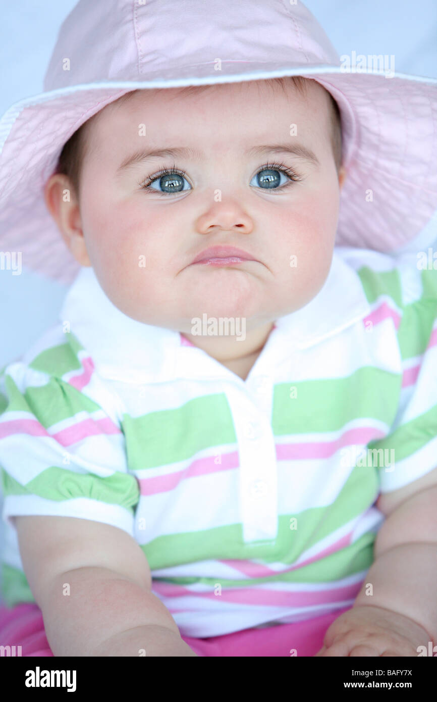 Baby with hat hi-res stock photography and images - Alamy