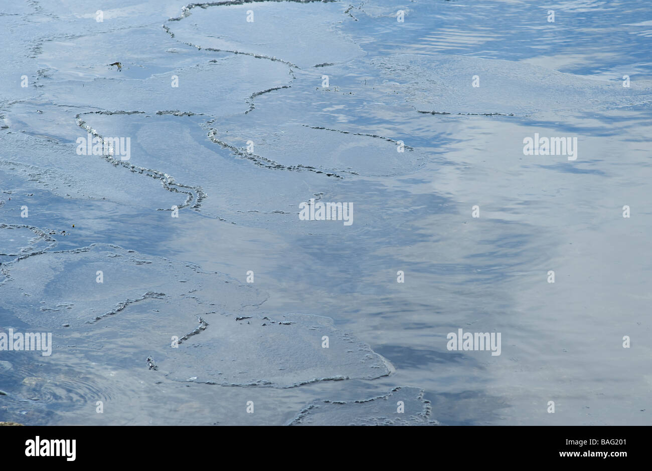 Frozen sea ice, Sweden Stock Photo - Alamy