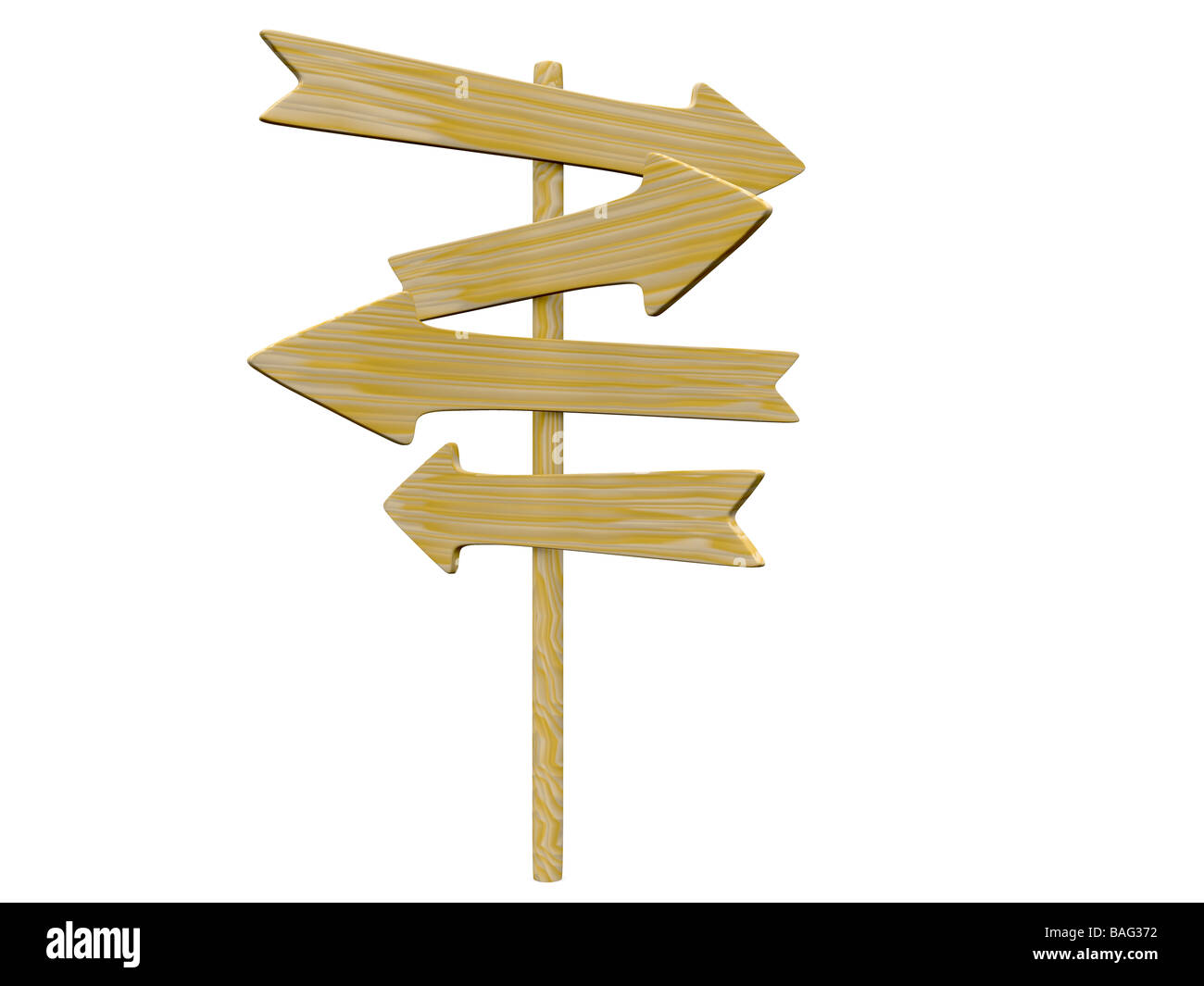 empty isolated wooden signpost 3d Stock Photo - Alamy empty isolated wooden signpost 3d Stock Photo - Alamy