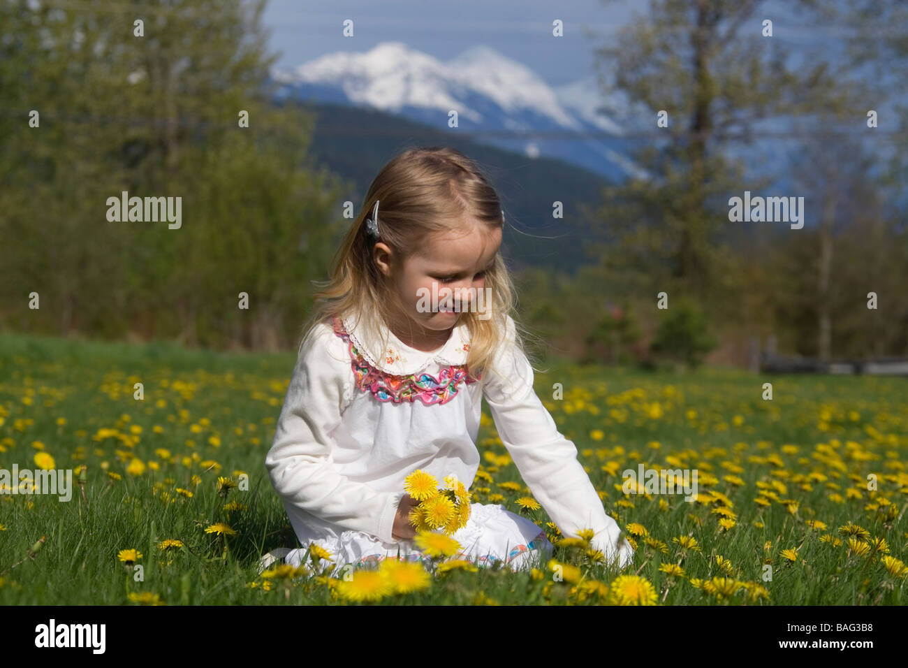Youth picking flowers hi-res stock photography and images - Alamy