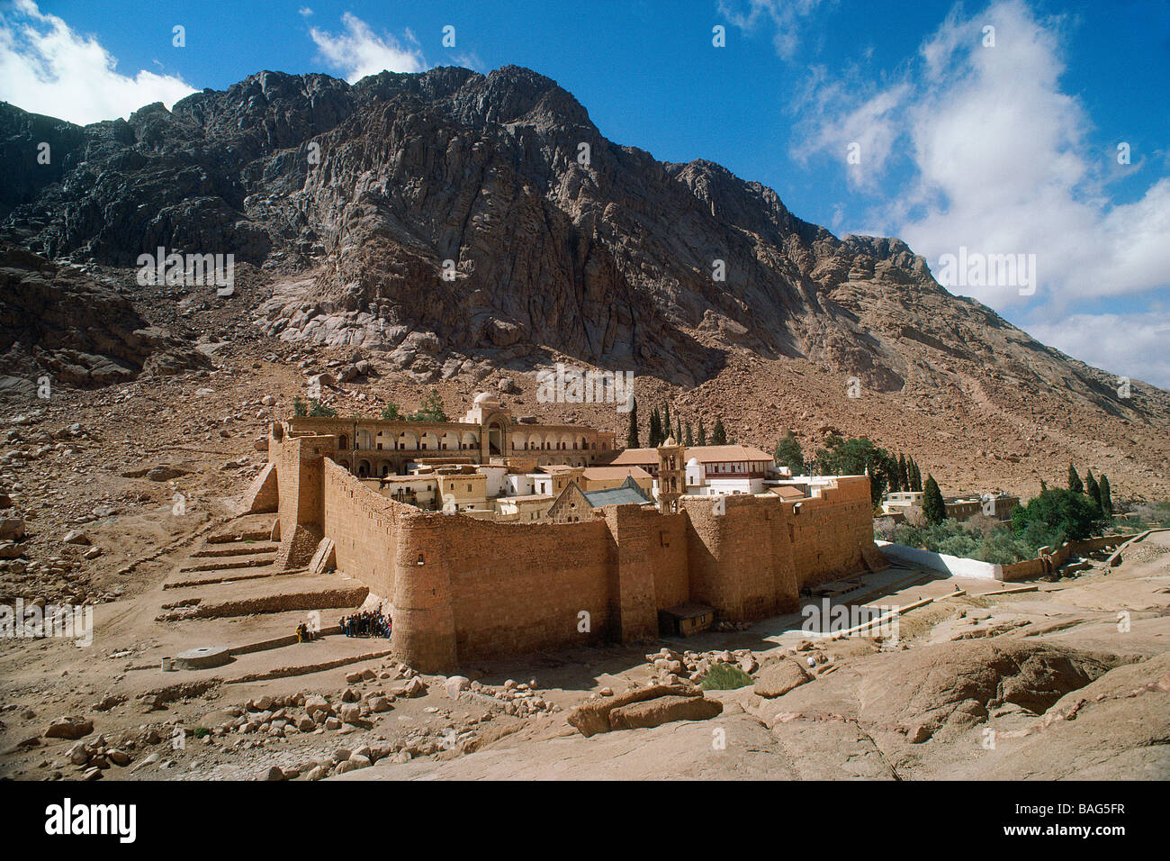 Egypt, Sinai Peninsula, Mount Moses, Saint Catherine Monastery listed ...