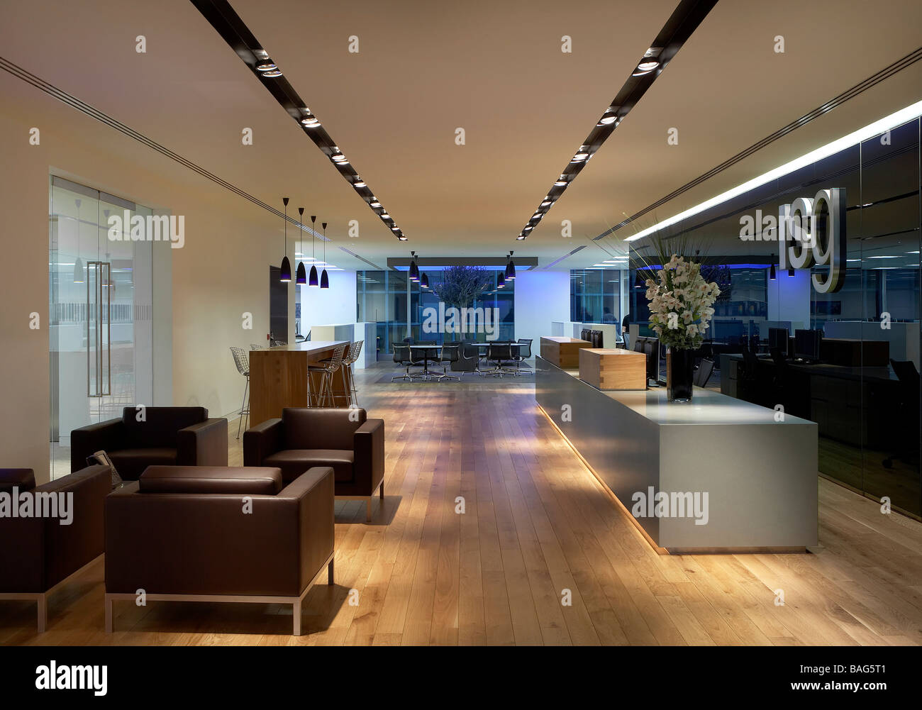 isg offices reception Stock Photo - Alamy