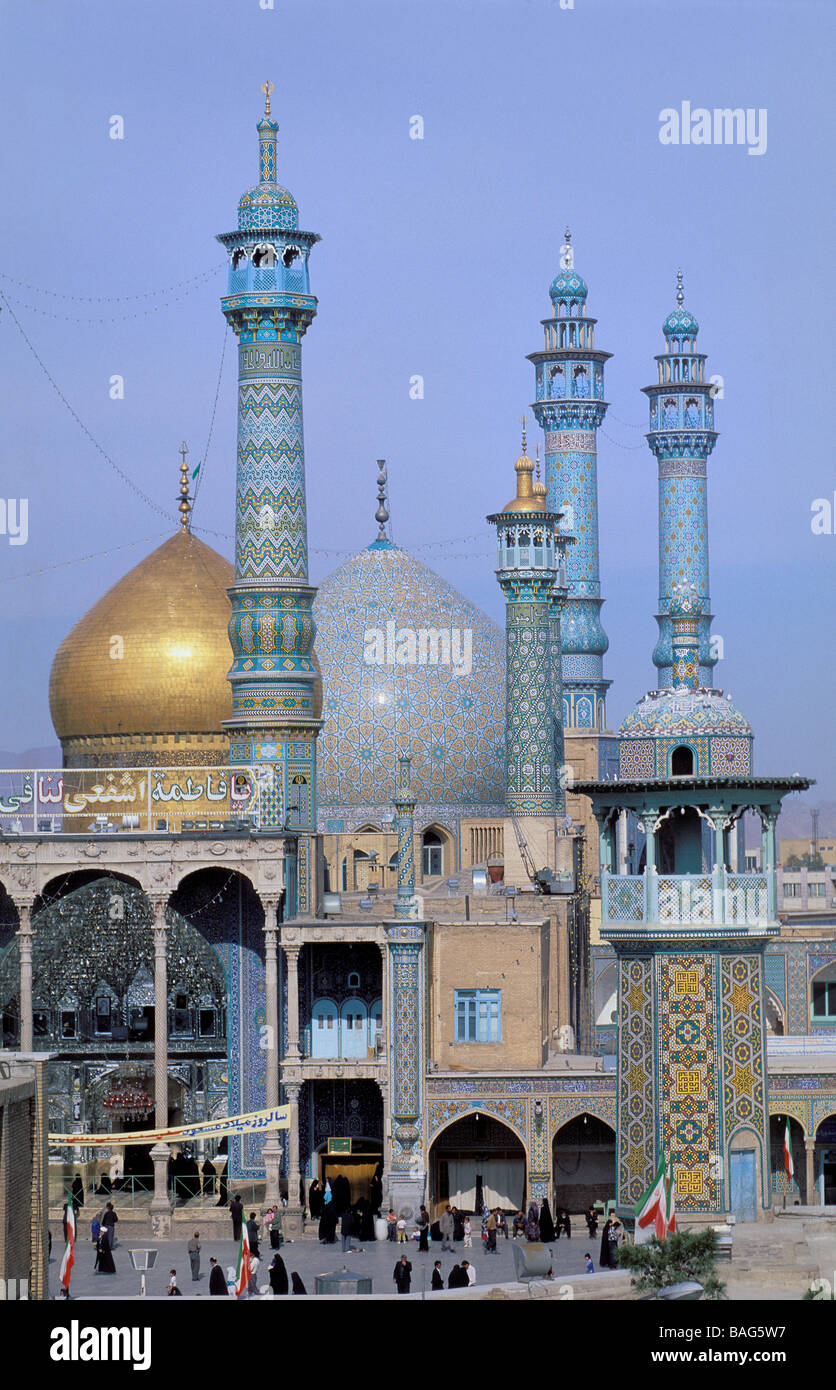 Iran, Qom Province, Qom, mausoleum of Fatima Stock Photo - Alamy