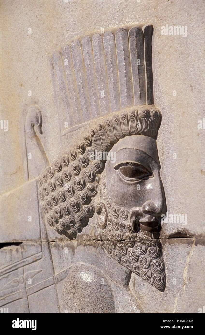 Persepolis relief guards hi-res stock photography and images - Alamy