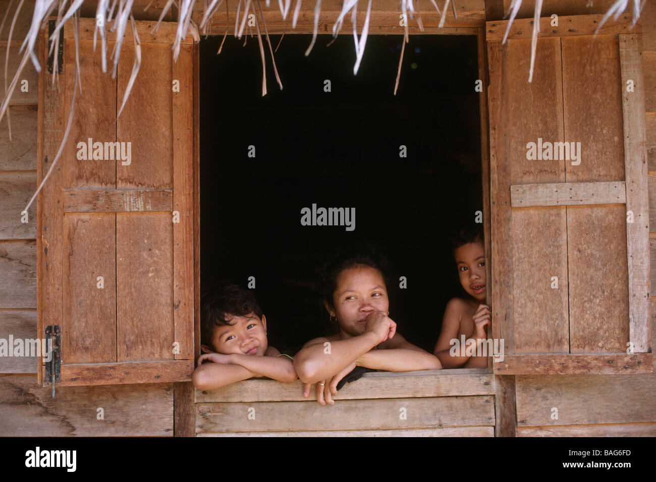 Malaysia,Pahang State, Cameron Highlands region, malay village, young ...