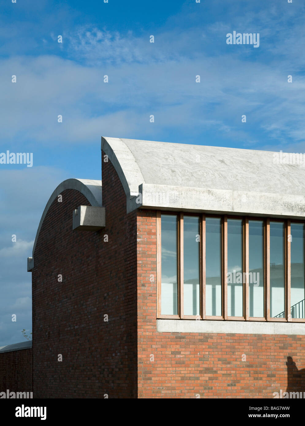 st ultans school gable detail Stock Photo - Alamy