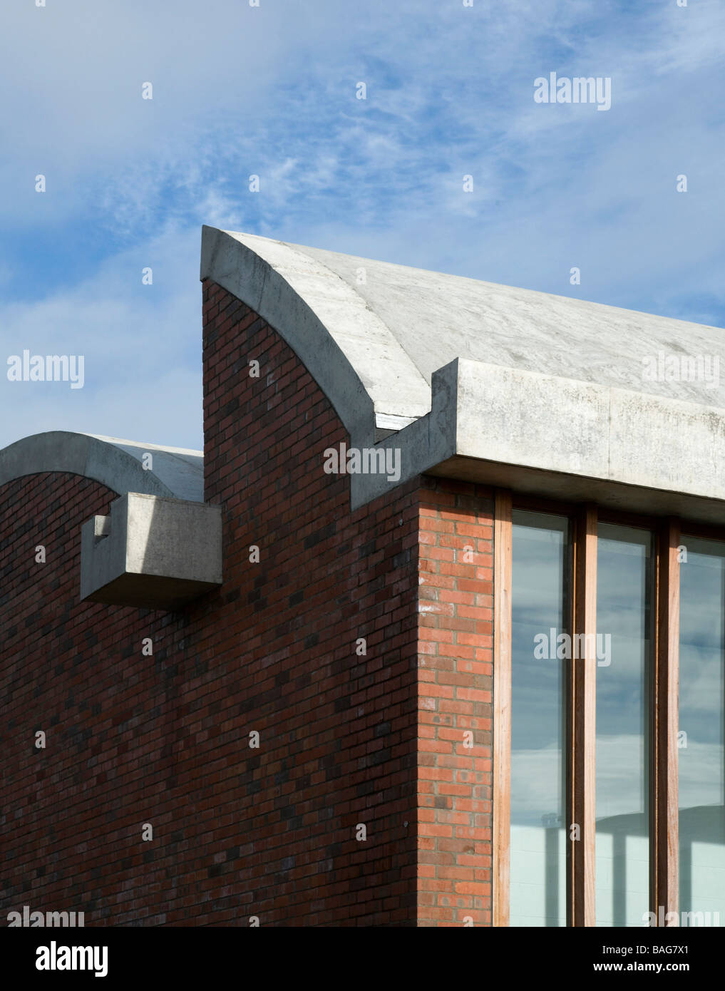 st ultans school gable detail Stock Photo - Alamy