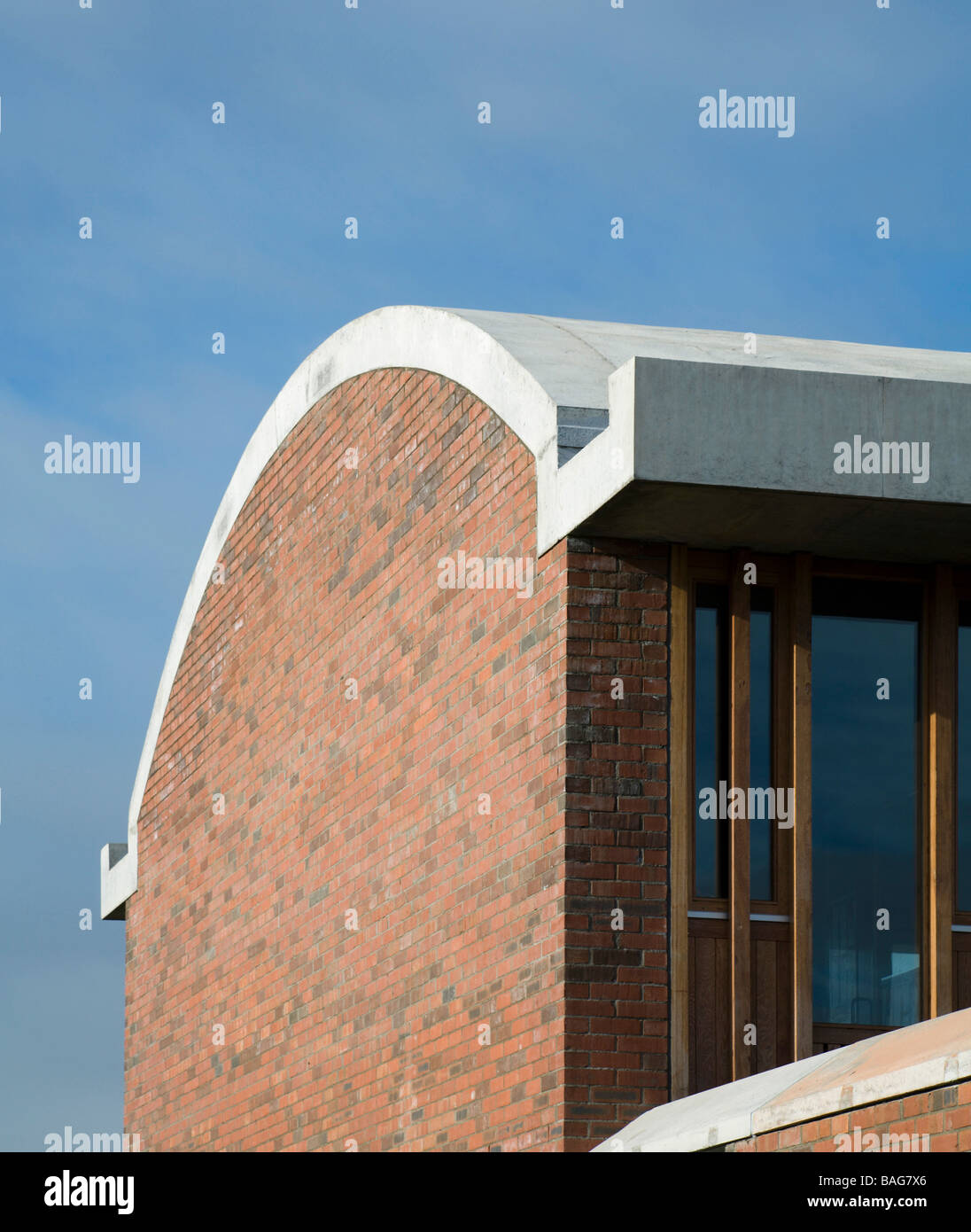 st ultans school gable detail Stock Photo - Alamy