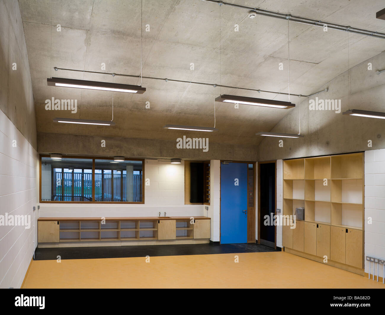 st ultans school vaulted classroom Stock Photo - Alamy