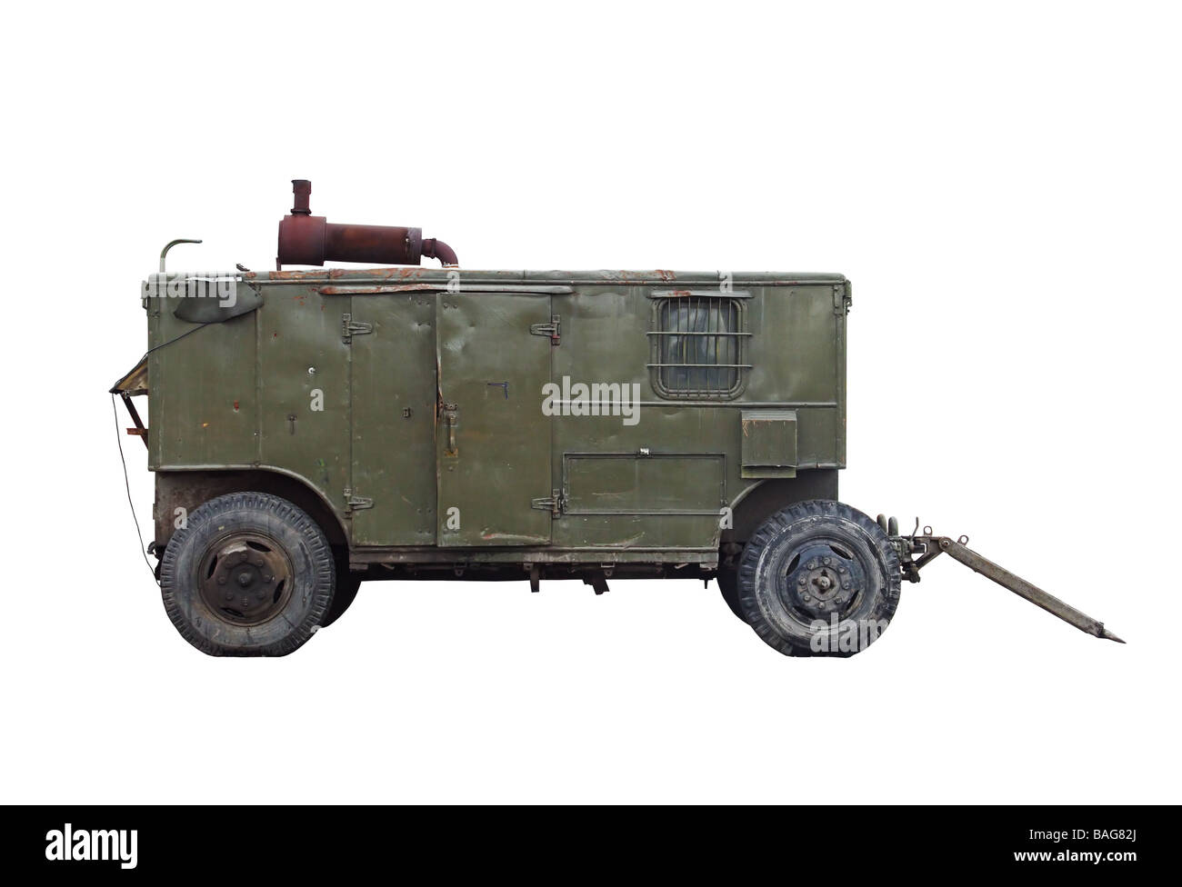 Old electrical generator Cut Out Stock Images & Pictures - Alamy