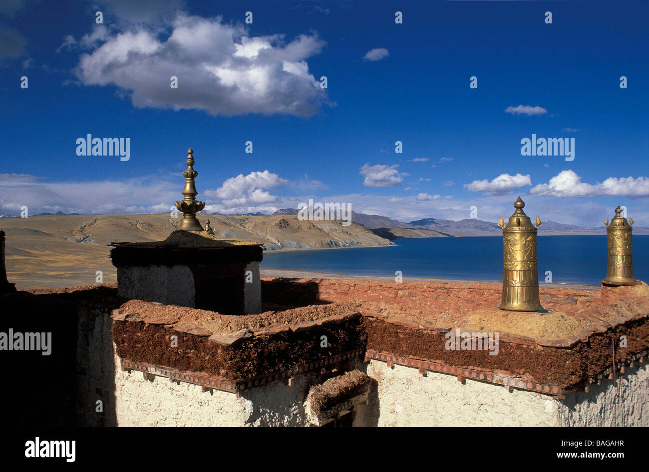 China, Tibet Autonomous Region, Ngari Prefecture, Chiu Gompa (Buddhist ...