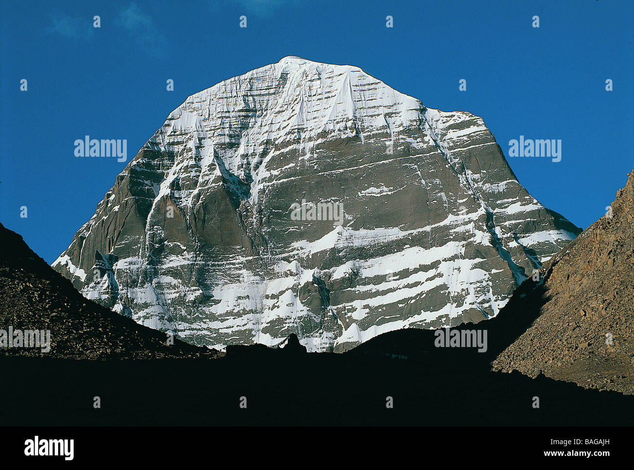 China, Tibet Autonomous Region, Kailash Mount is the sacred mountain of ...