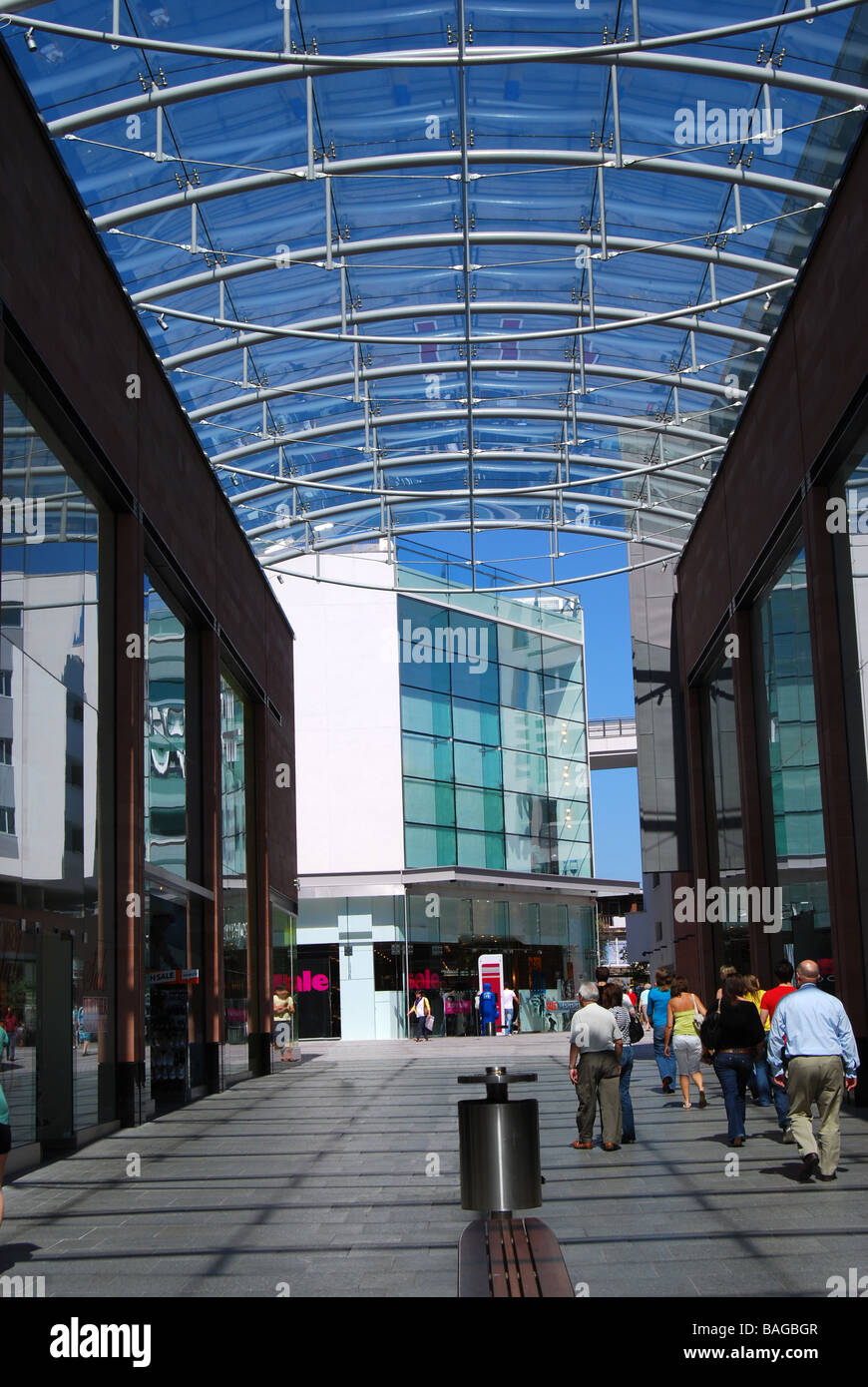 Modern Shopping Mall Exeter Devon England Stock Photo - Alamy